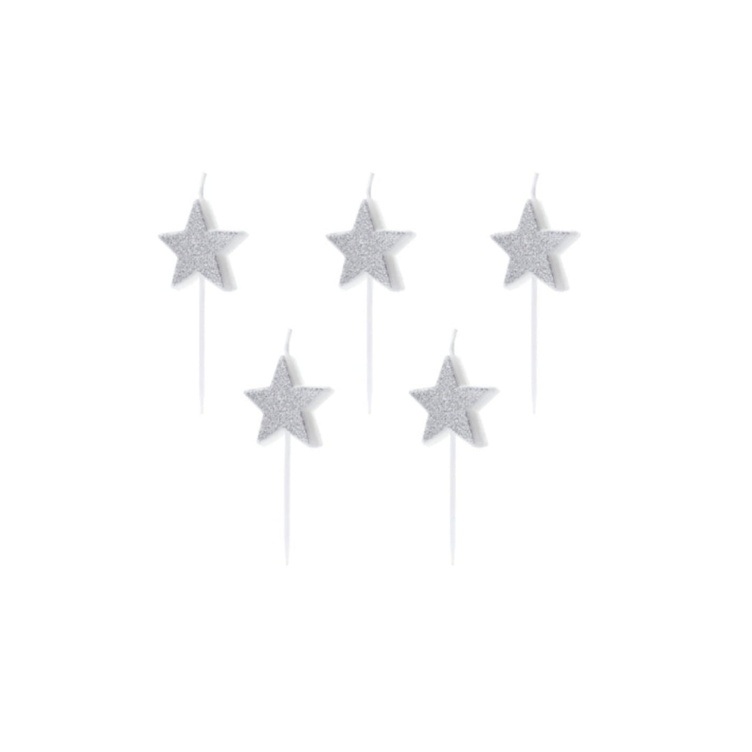 Silver Star Candles – PARTYBAR.CO