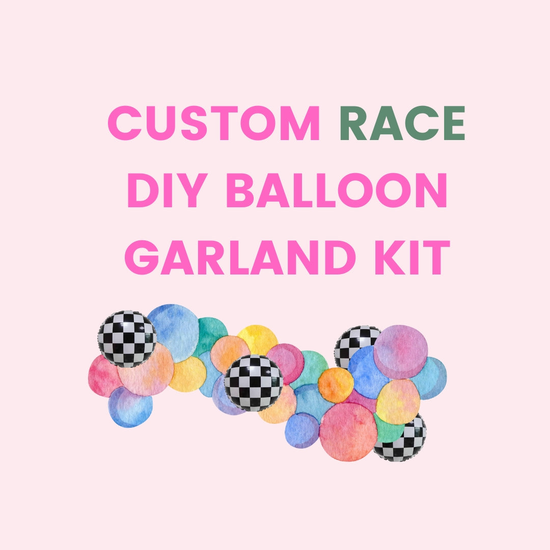 Custom Race Car DIY Balloon Garland Kit – PARTYBAR.CO