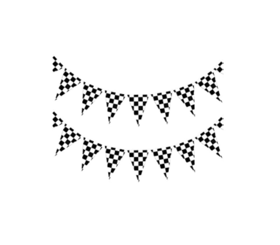 Checkered Flags Banner – PARTYBAR.CO